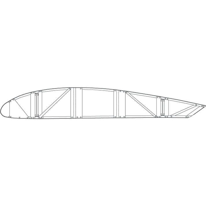 Flap Rib, PA-18 (16 Rib) Round Tip Wing – Dakota Cub Aircraft